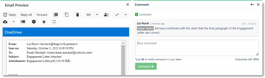 Previewing an Email – FYI