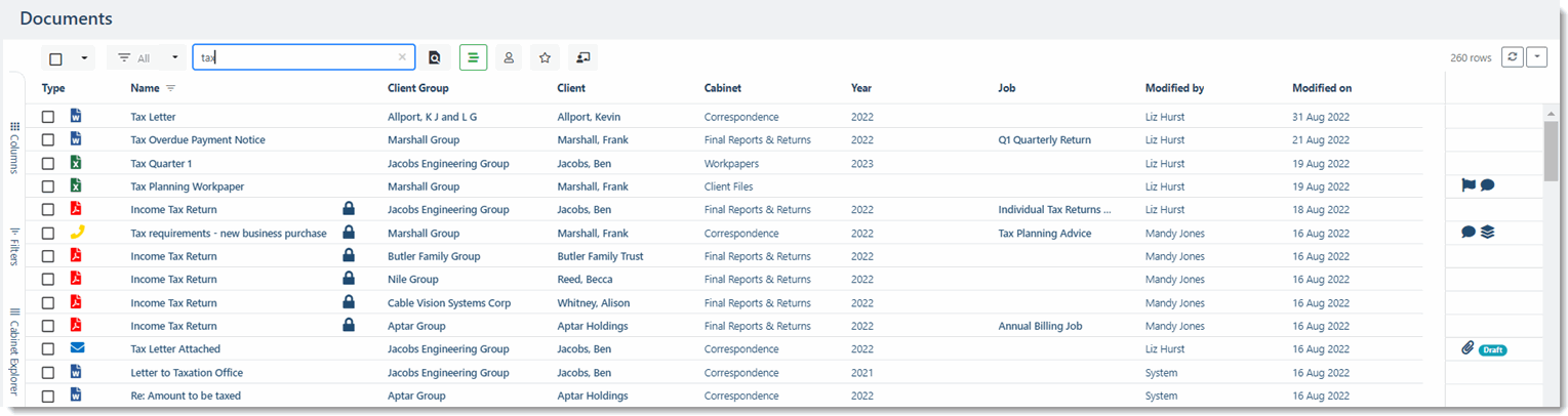 Searching for Documents – FYI