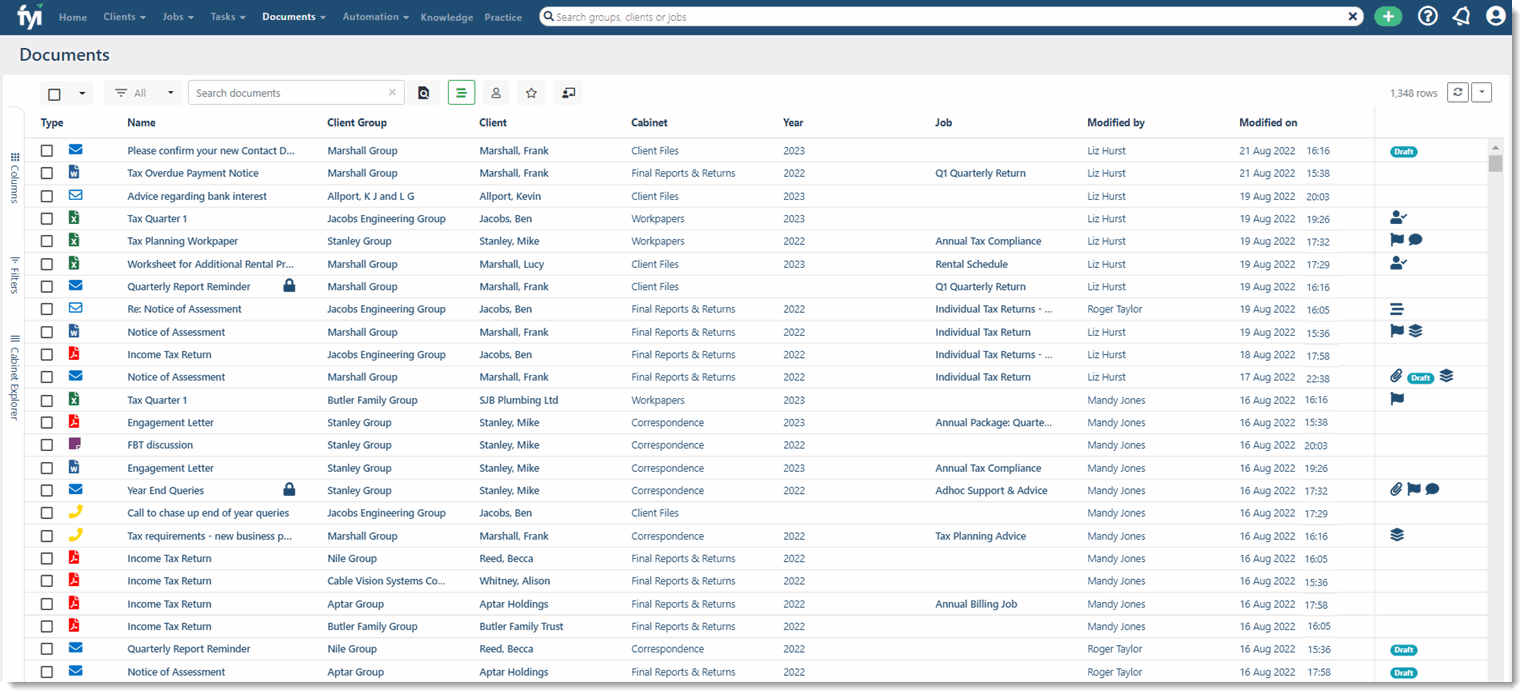 Displaying Tasks from an Email or Document – FYI