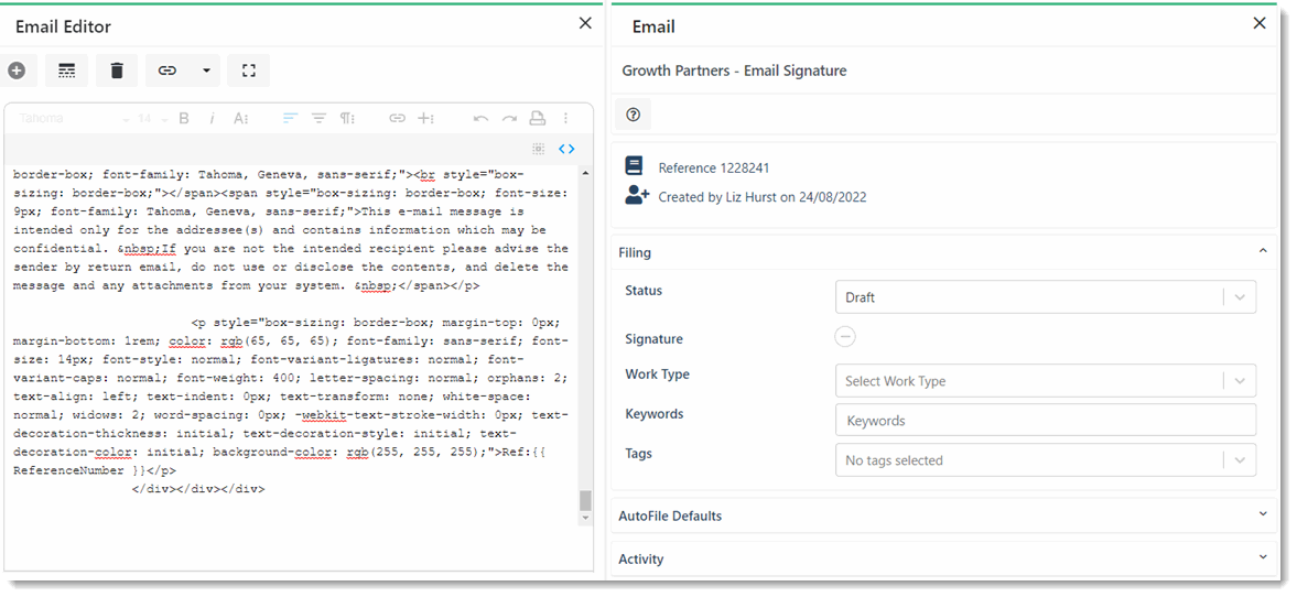 Formatting and Fonts in Email Templates and Signatures – FYI