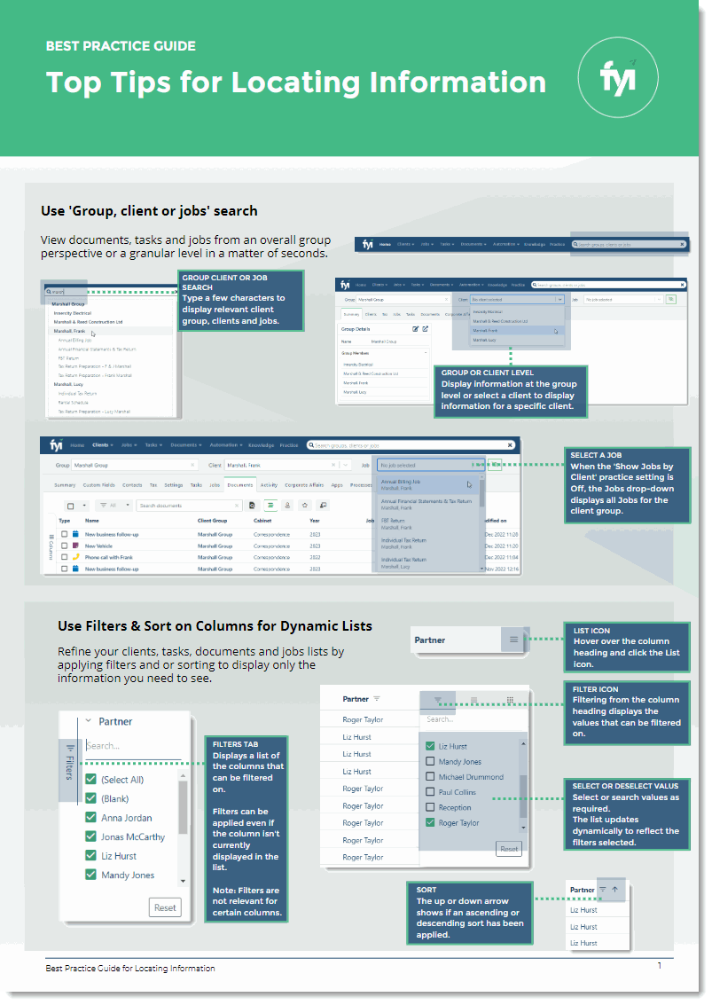 Top Tips for Locating Information – FYI