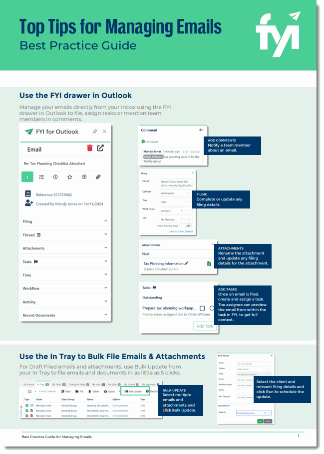 Top Tips for Managing Emails – FYI