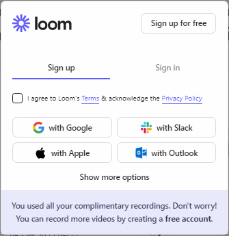 Recording a Loom Video to include in a Support Request – FYI