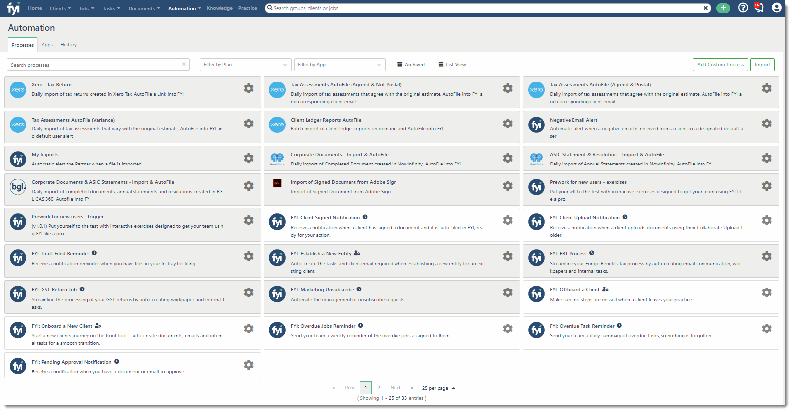 Automation Processes – FYI