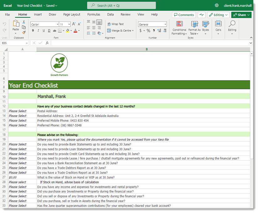 Co-Editing a Document with a Client – FYI