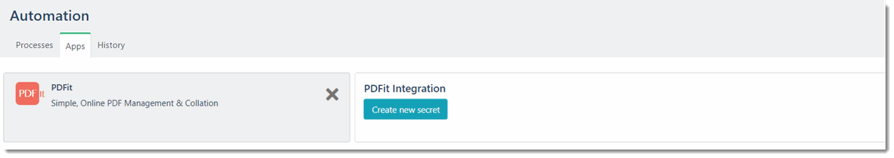 Integration with PDFit – FYI