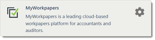 Integration with My Workpapers – FYI