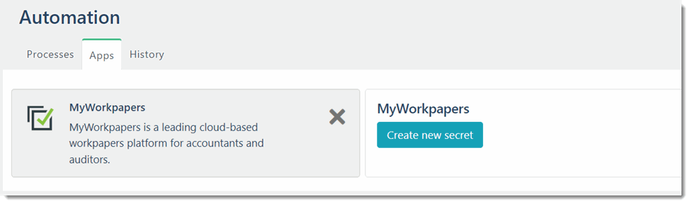 Integration with My Workpapers – FYI