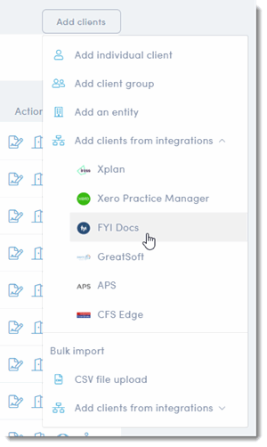 Integration with myprosperity – FYI