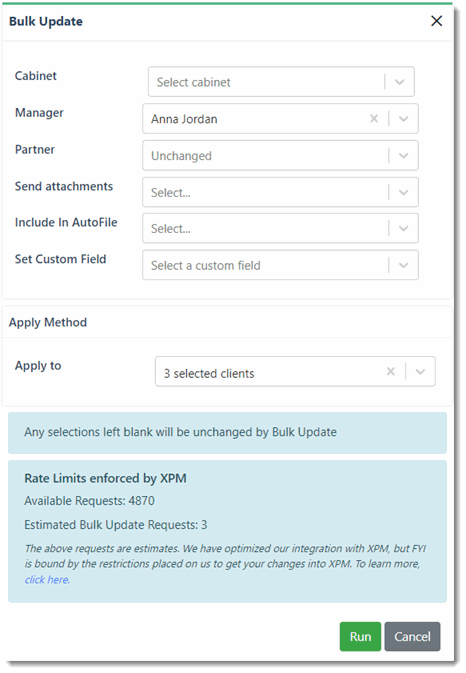 Xero Practice Manager Rate Limiting – FYI