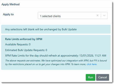 Xero Practice Manager Rate Limiting – FYI
