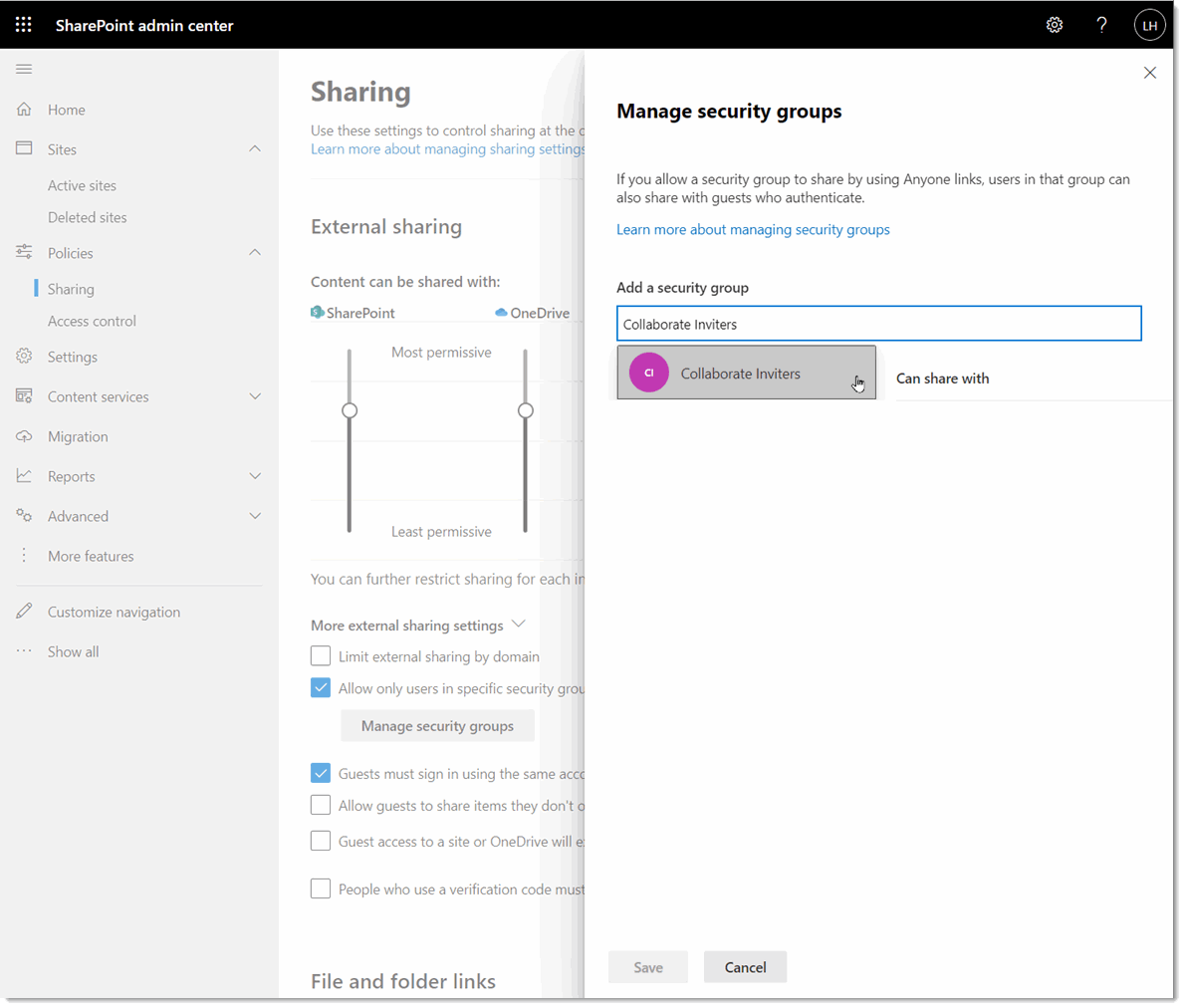 How to restrict the ability for internal users to invite guests to SharePoint – FYI