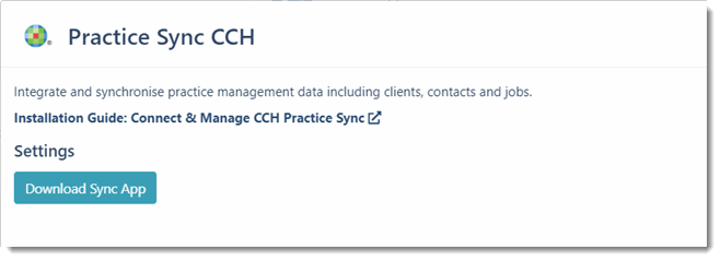 Practice Sync Integration with CCH Central (United Kingdom only) – FYI