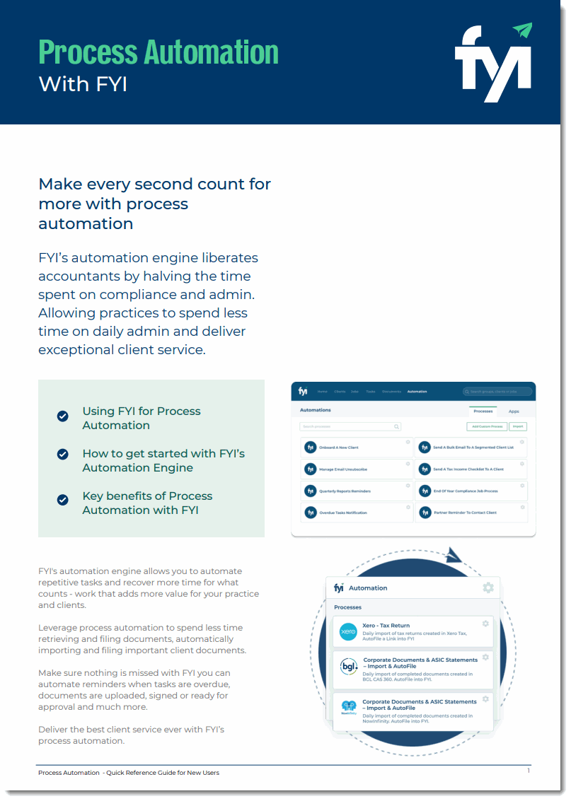 Introduction to Process Automation with FYI – FYI