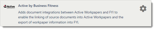 Integration with Active Workpapers (Australia and United Kingdom only ...