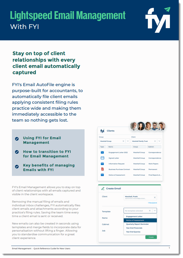 Introduction to Email Management – FYI