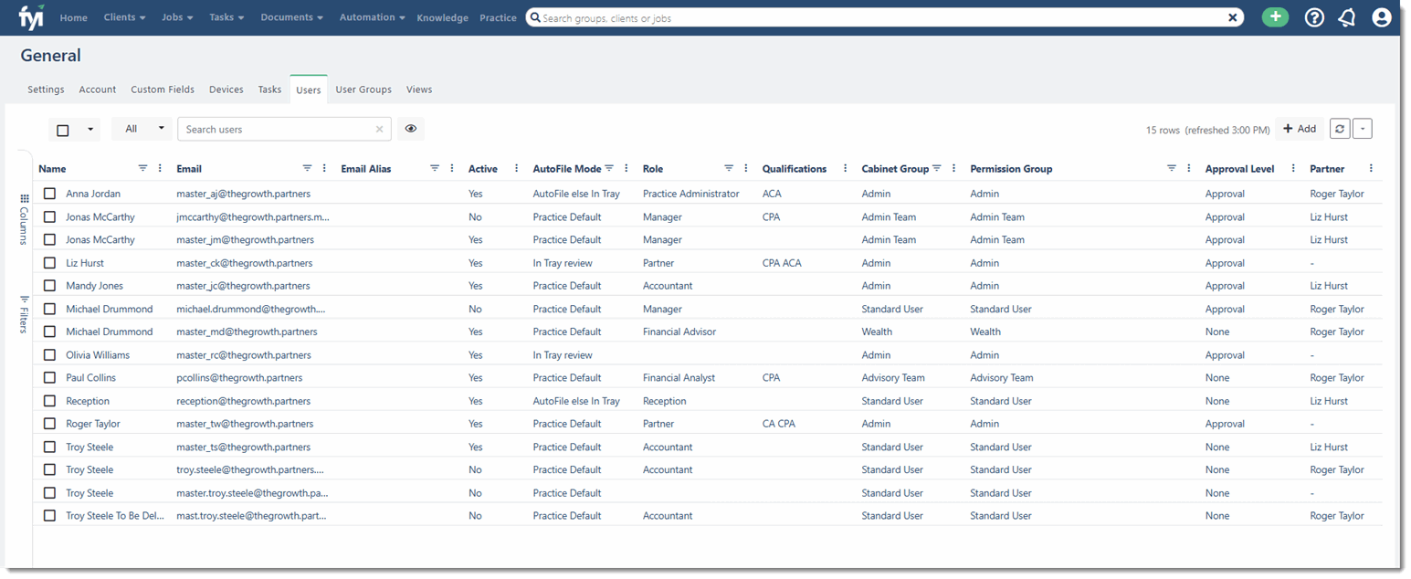 Restoring Inactive Users – FYI