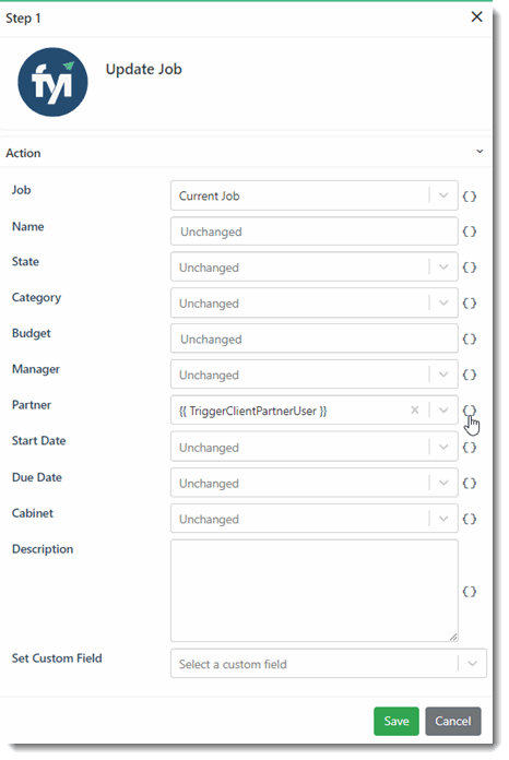 Updating Job Partner or Job Manager – FYI