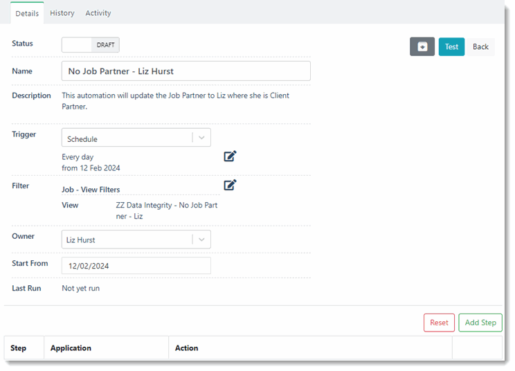 Updating Job Partner or Job Manager – FYI