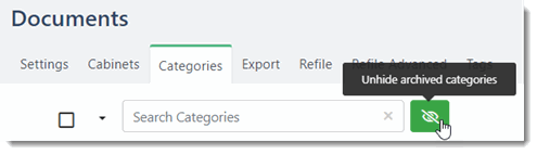 Managing Categories – FYI