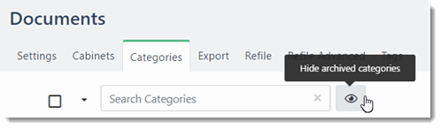 Managing Categories – FYI