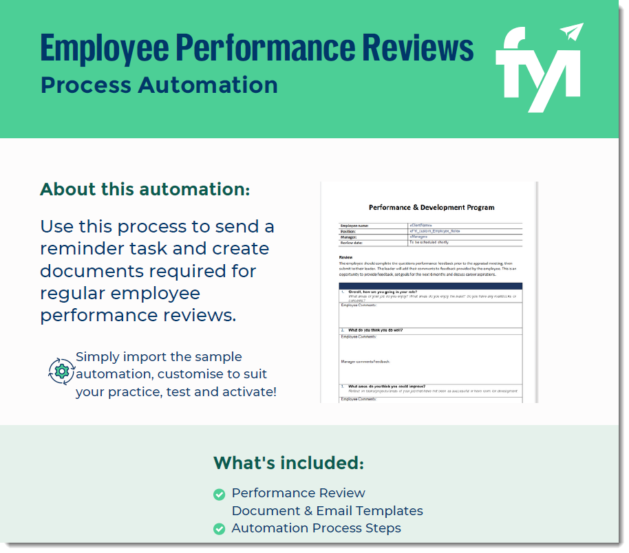 Employee Performance Reviews – FYI