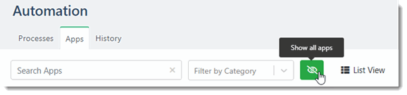 Automation Apps – FYI