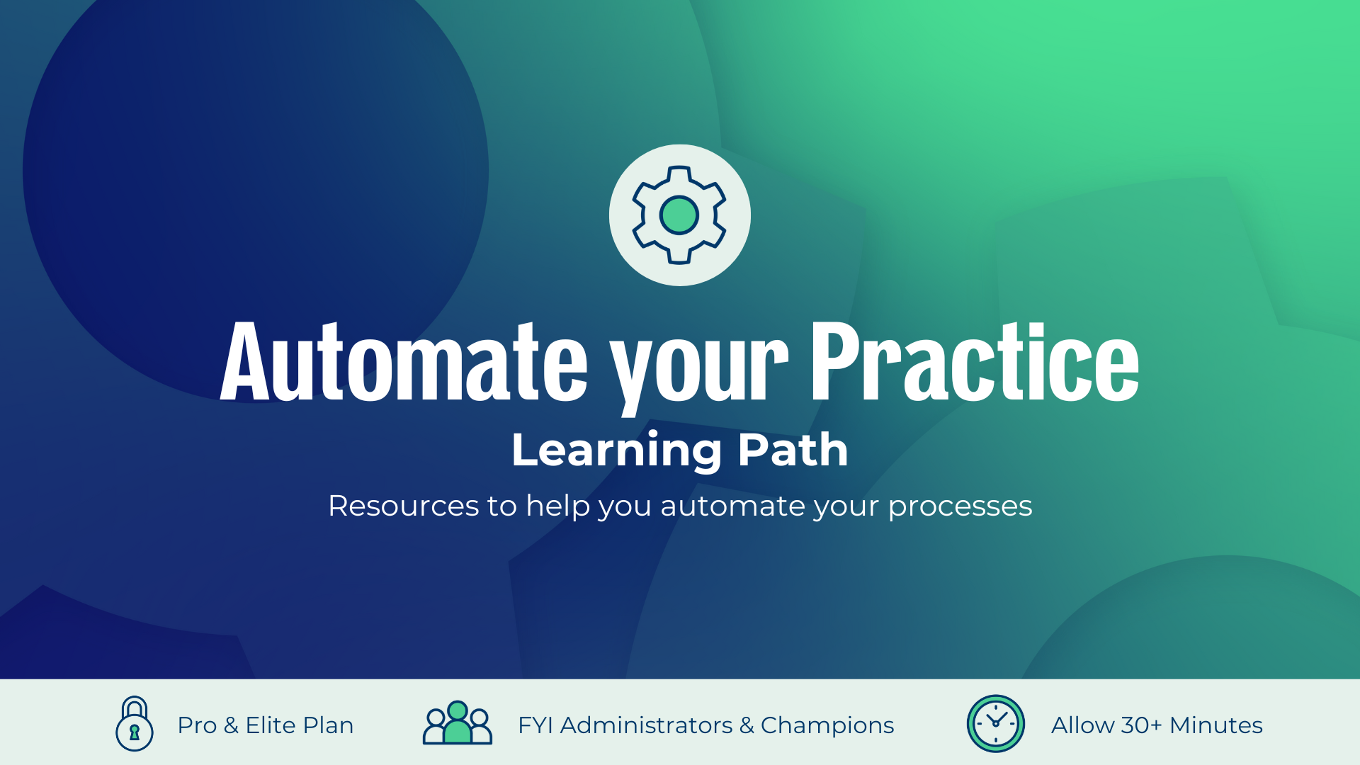 Automate Your Practice Fyi