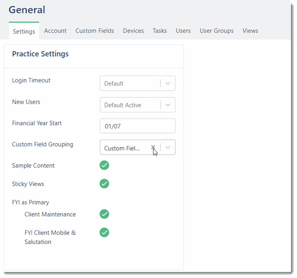 Grouping Custom Fields – FYI