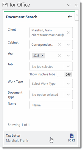 Copying, or Inserting, and Opening a Document Link – FYI