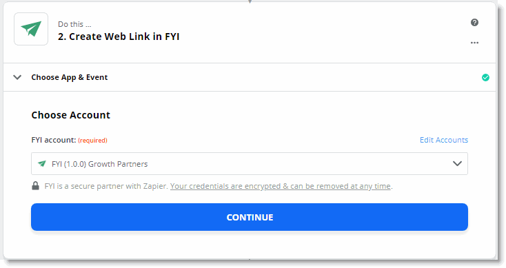 Integration with Zapier – FYI