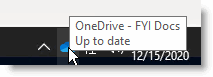 How to check if the OneDrive is permanently or often syncing – FYI
