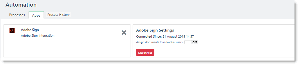 Integration with Adobe Sign – FYI