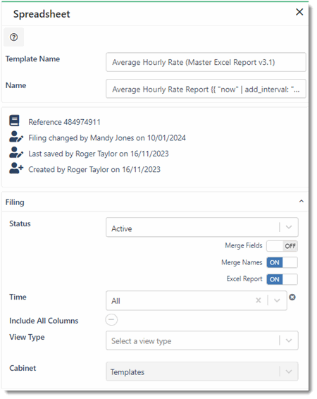 Average Hourly Rate Report – FYI