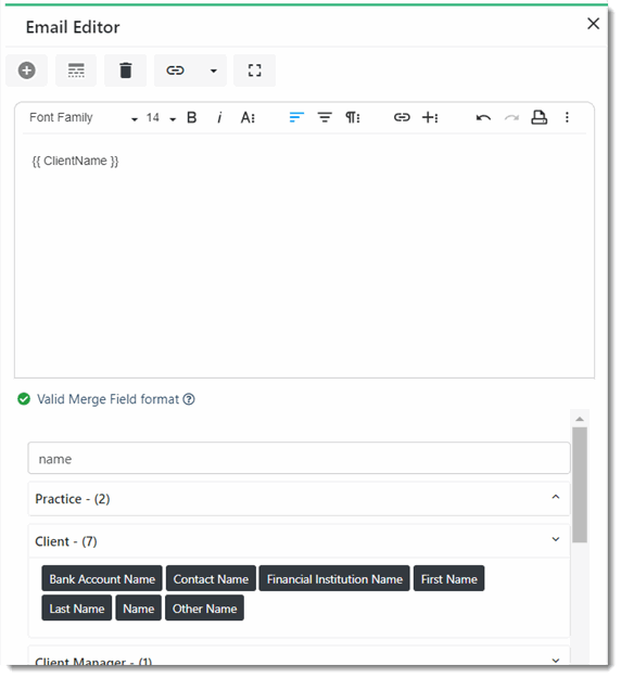 Including Merge Fields in Word Templates and Stationery – FYI