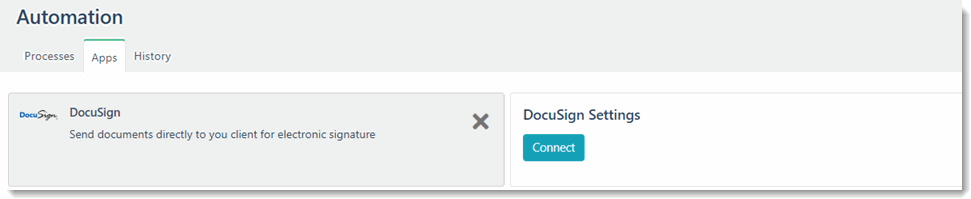 Integration with DocuSign – FYI