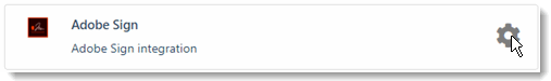 Integration with Adobe Sign – FYI