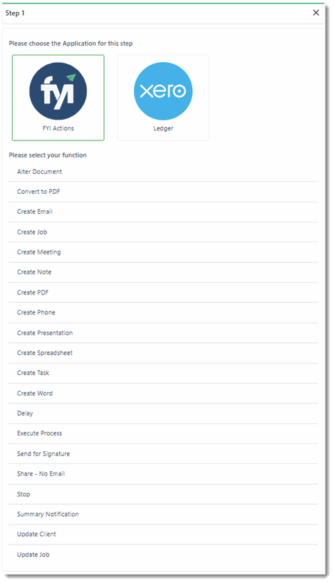 Automation Process Steps – FYI