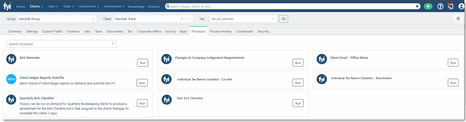 Running Custom Processes Fyi