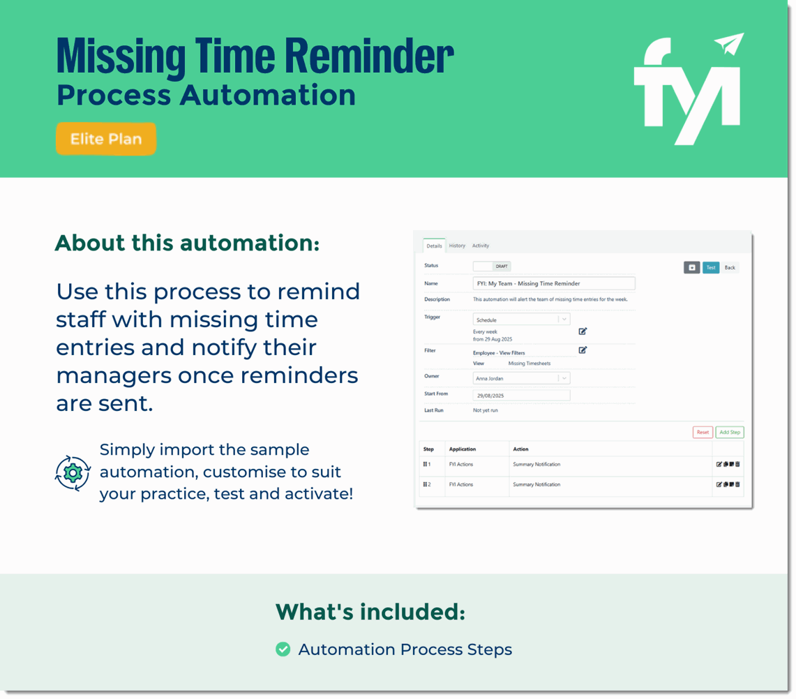 Missing Time Reminder – FYI