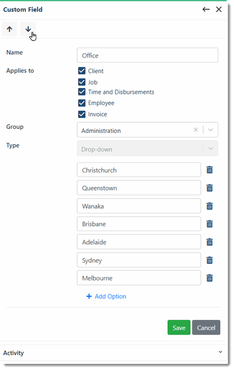 Editing Custom Fields – FYI