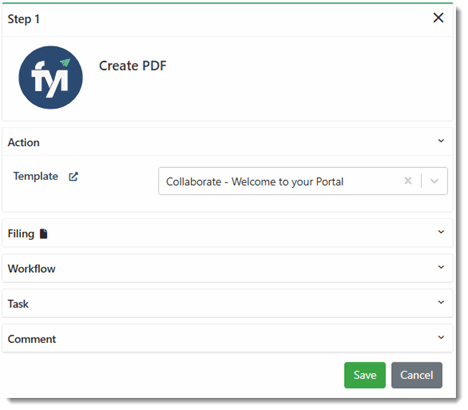 Process Step Details - Create PDF – FYI