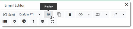 Creating your First Email in FYI – FYI