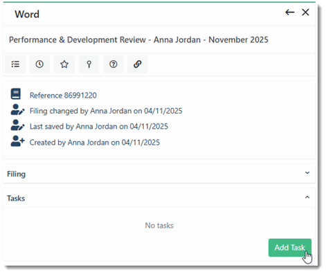 Creating Employee Tasks – FYI