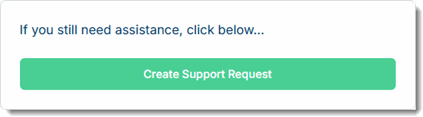 Sending a Support Request – FYI