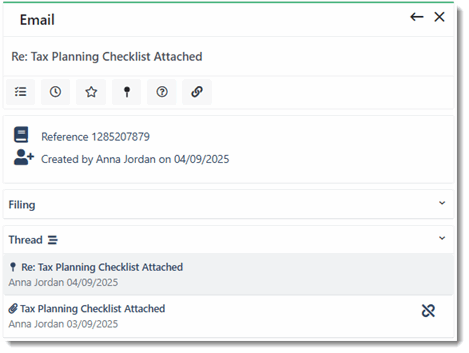 Managing Document and Email Threads – FYI